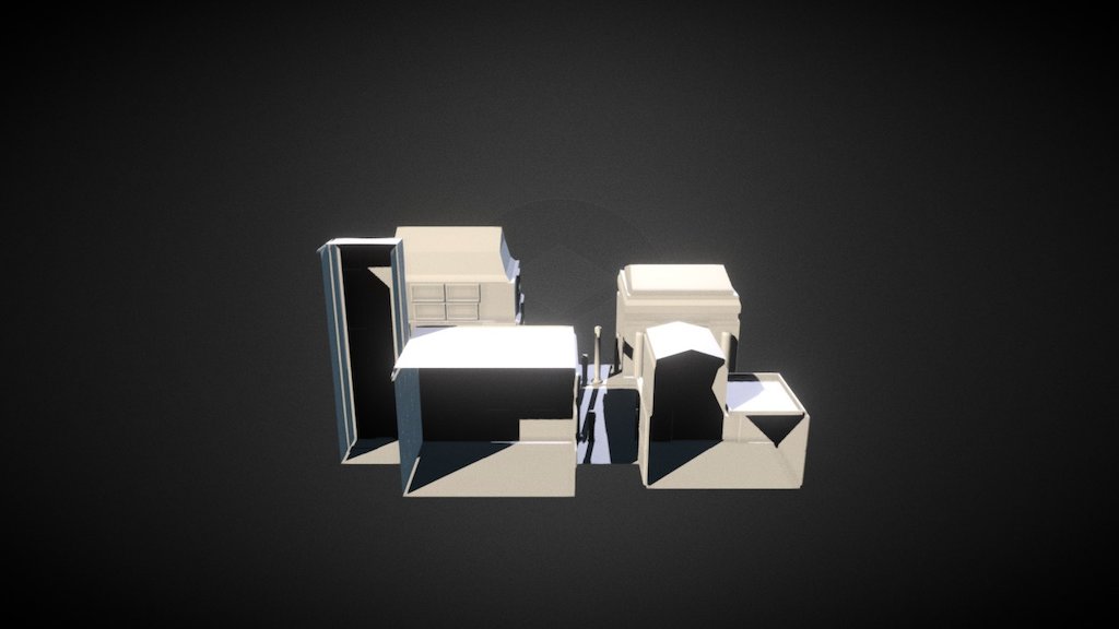 City Street Scene (White Box) - 3D model by Javougn Moreland (@lazerhit ...