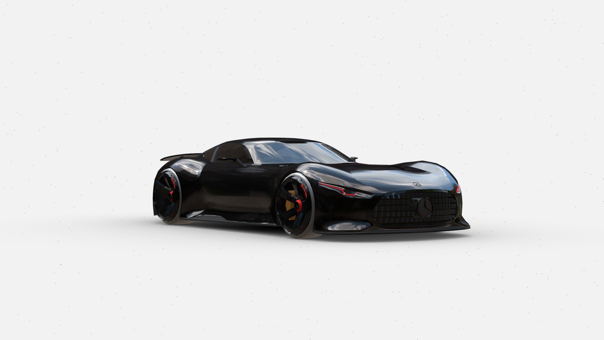 3d model Mercedes - Vision Concept 1:32 VR Ready - Buy Royalty Free 3D ...
