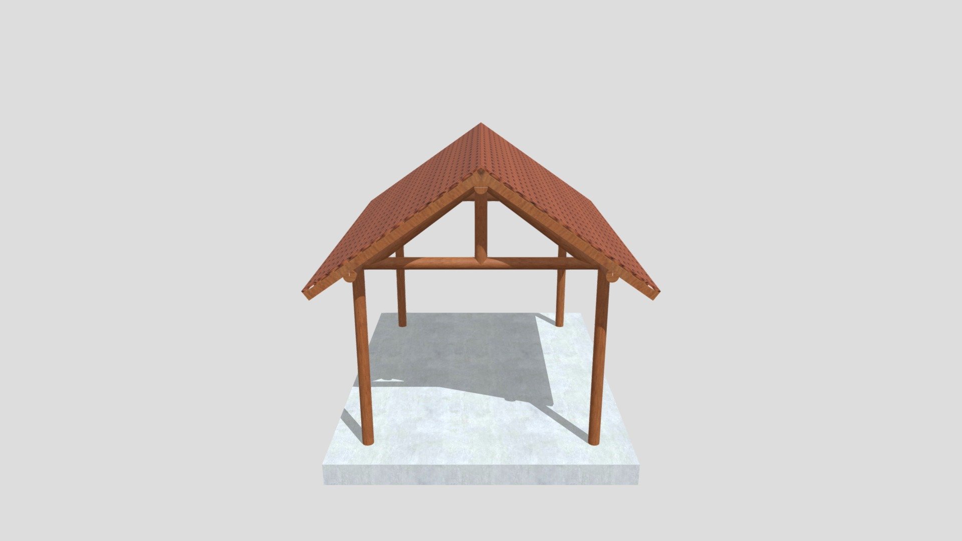 Quiosque - 5x4 - Download Free 3D model by rafakp [fa02487] - Sketchfab