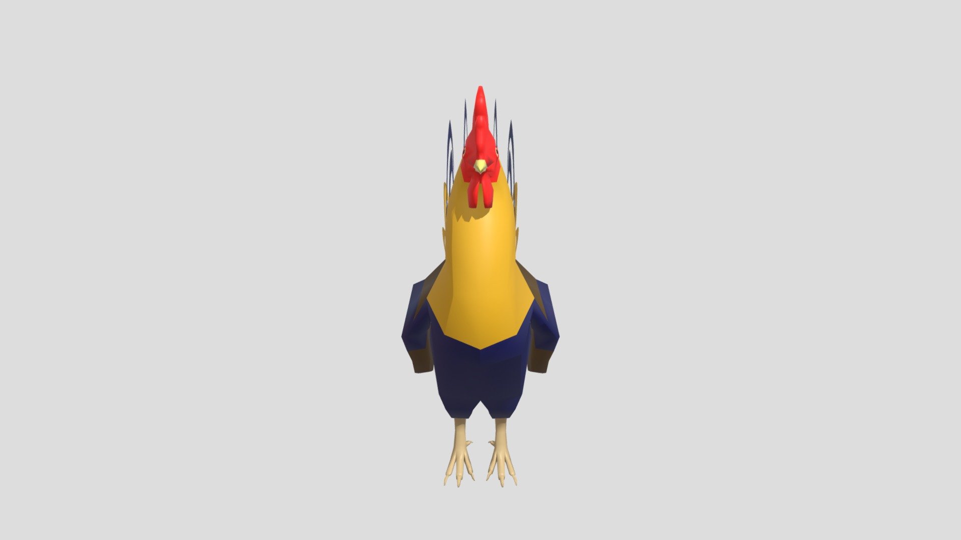 Rooster - Download Free 3D model by Akinremi [fa0399b] - Sketchfab