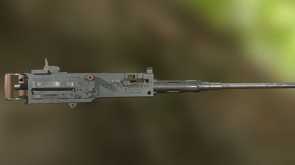 M2 Browning Colt .50 Ma Deuce - 3D model by Chuck Wilson (@mountaindue ...
