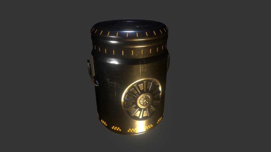 Scifi Barrel - 3D model by FWLukeSummers (@lukesummersfutureworks ...