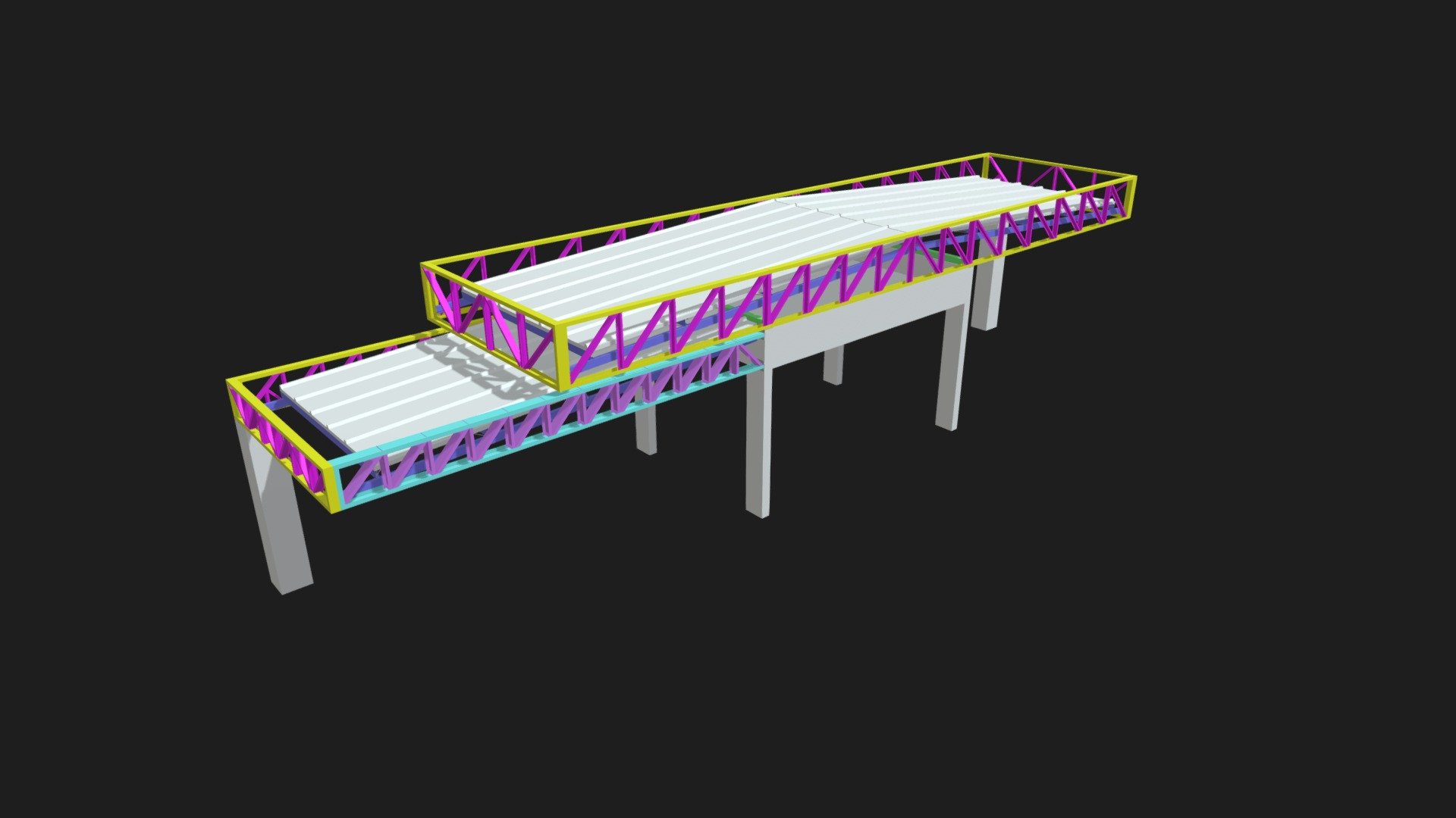 Cobertura Portaria - 3D model by Breno Oliveira Engenharia ...