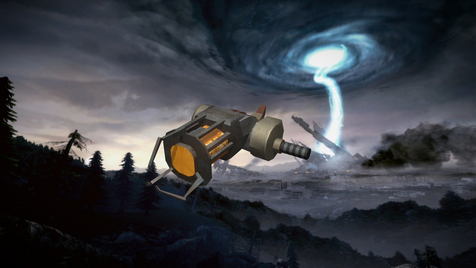 Gravity Gun - 3D model by PlattIntroTo3d [fa07989] - Sketchfab
