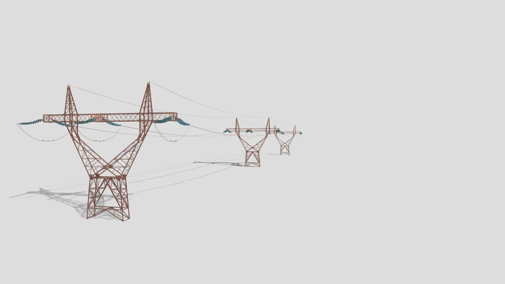 Electricity Pole 21 Weathered - Buy Royalty Free 3D model by ...