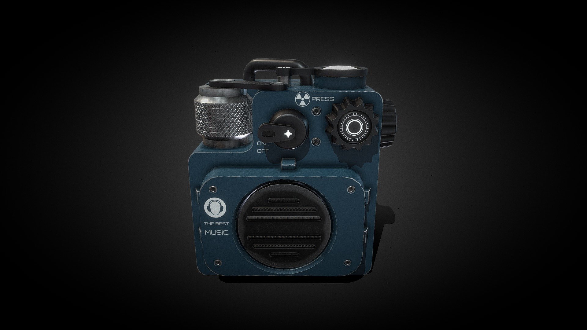 radio - 3D model by Azamat Blender 3d (@azamata2019) [fa09f04] - Sketchfab