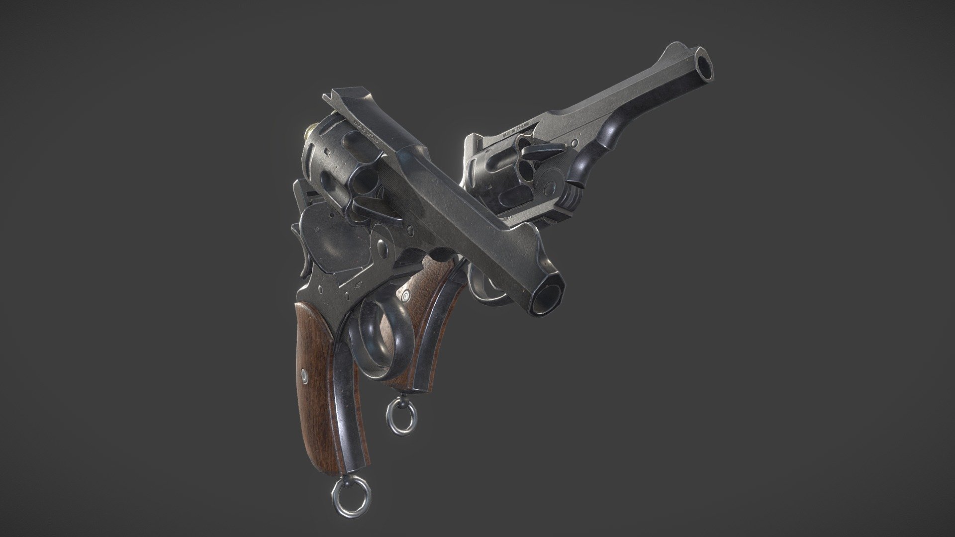 Webley Mk.I - 3D model by tony chopper (@choppar) [fa09fc8] - Sketchfab