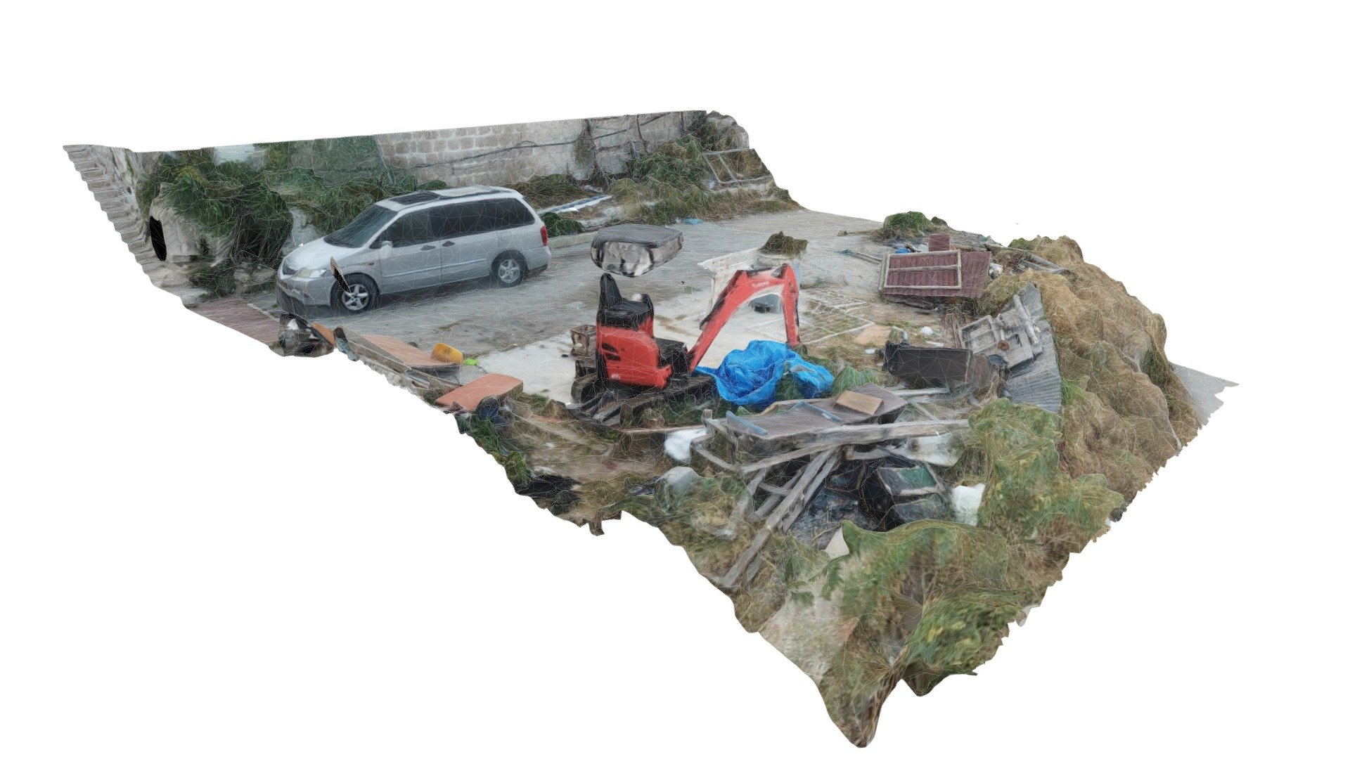 Wadi Salib Ground with junk - Download Free 3D model by MTRL Technion ...