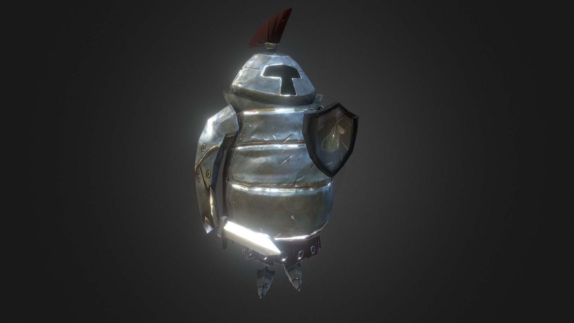Well Armored Knight - Download Free 3D model by Oguz Guzel (@OguzGuzel ...