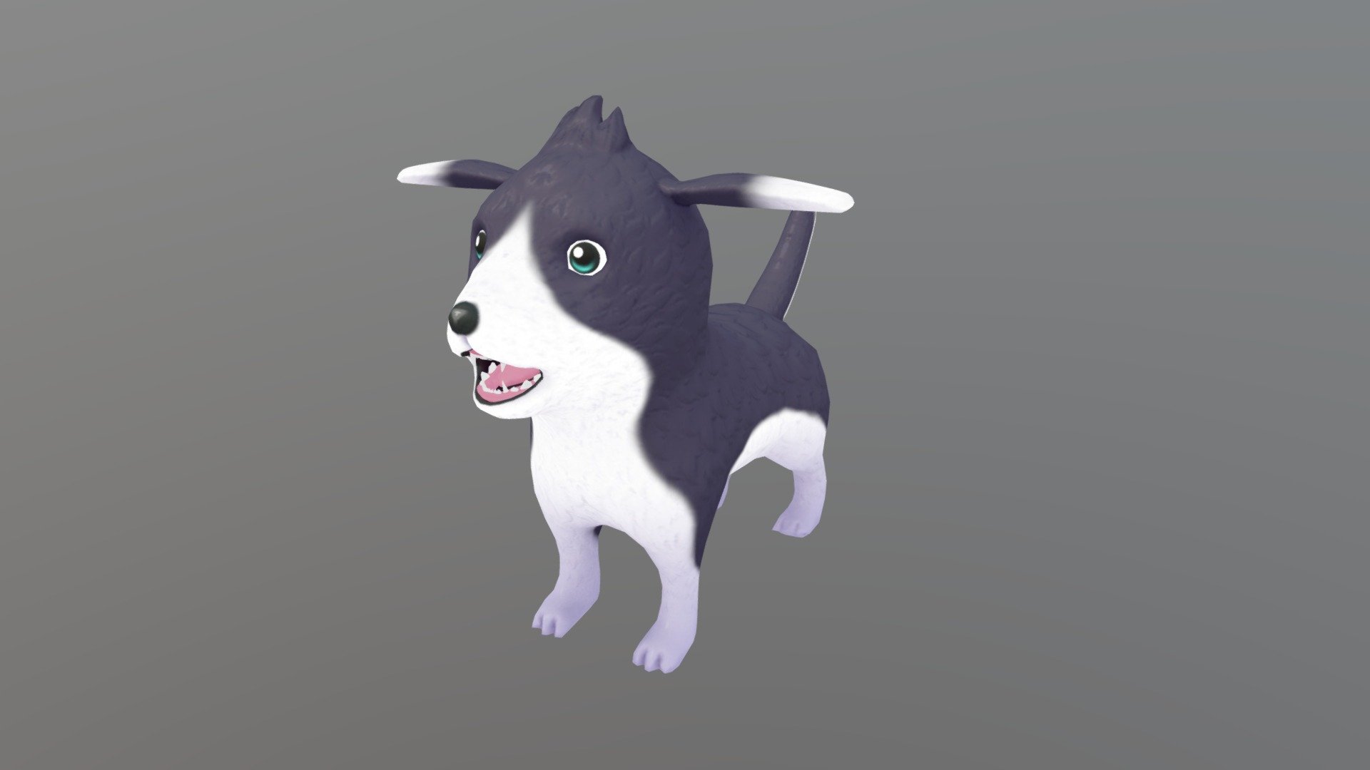 Low Poly Stylized Dog - 3D model by kusa192 [fa0cb67] - Sketchfab
