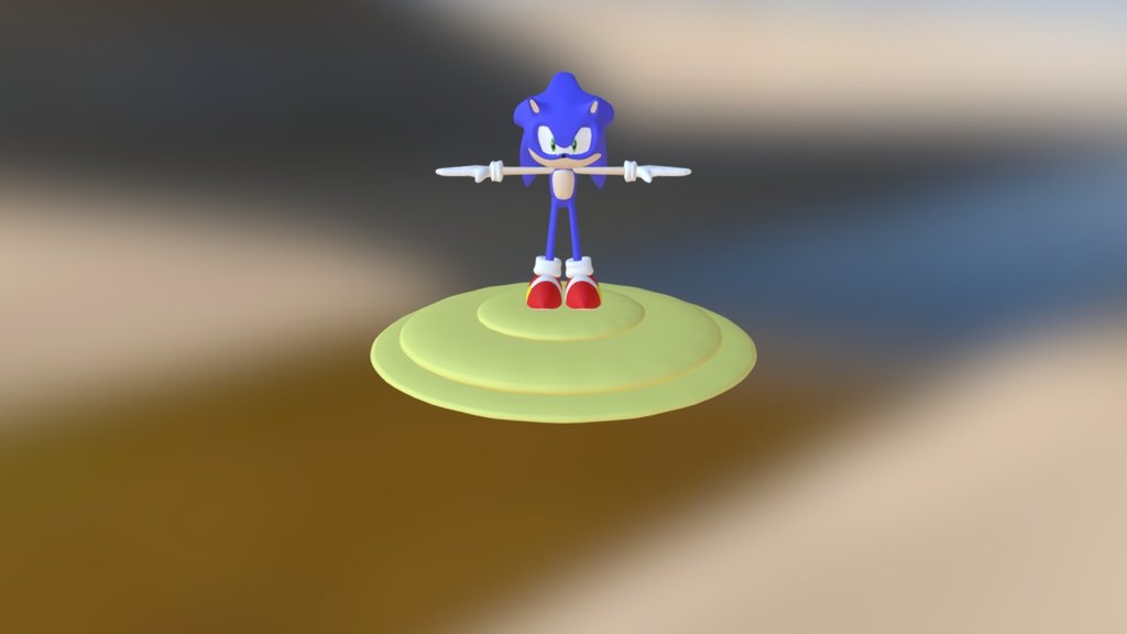 Sonic - 3D model by Salomon_Ramirez [fa11430] - Sketchfab