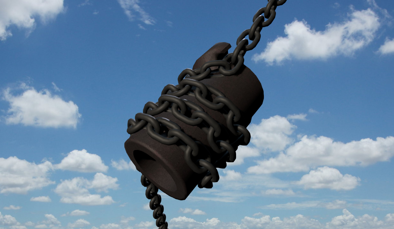 Canadian Rig Drill Chain and Jacket - 3D model by Lambton County ...
