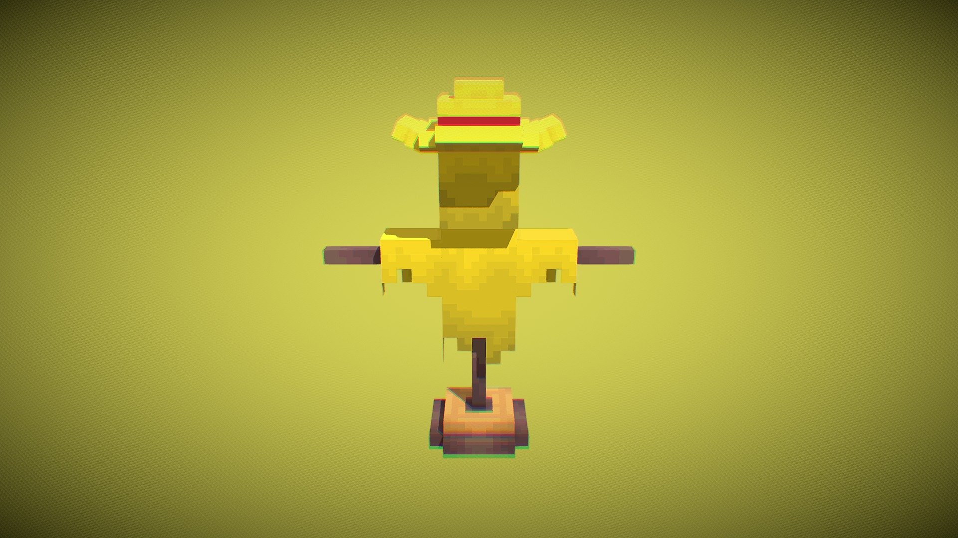 MInecraft Scarecrow model - 3D model by itsNoury [fa11eda] - Sketchfab