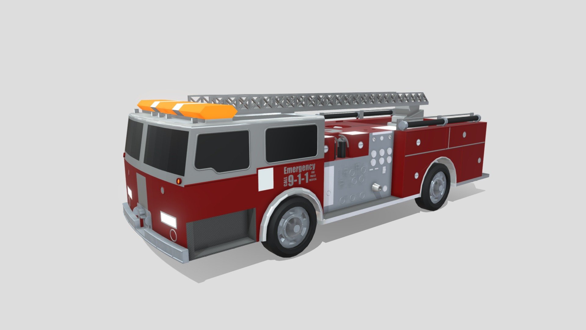 Fire Truck - 3D model by The Learning Network (@TheLearningNetwork ...
