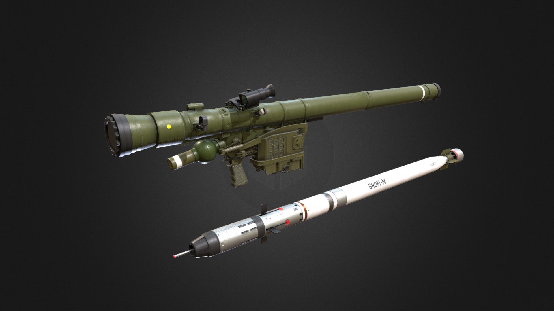 Piorun MANPADS - Buy Royalty Free 3D model by Akinaro [fa148d4 ...