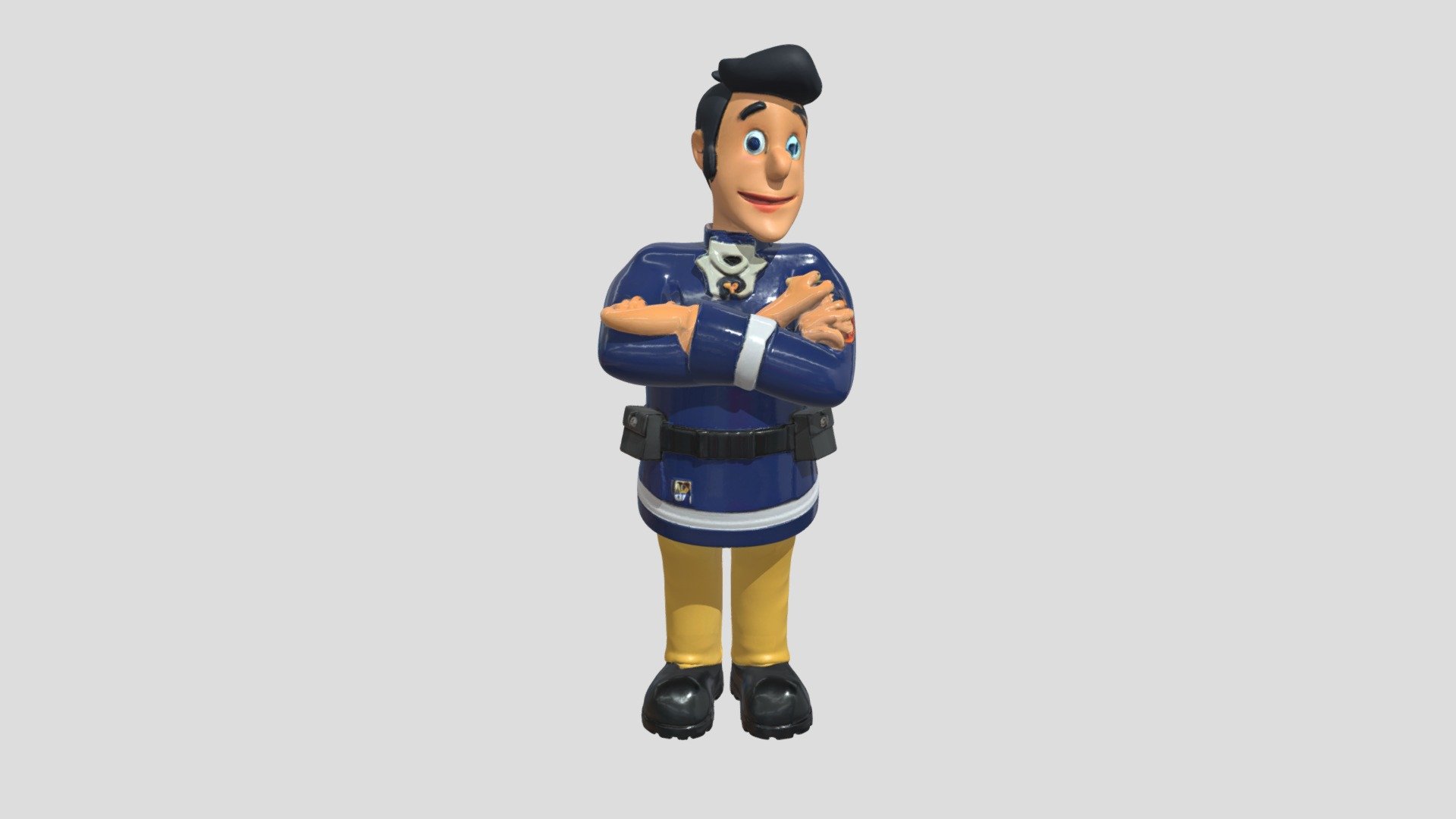 elvis from fireman sam - 3D model by esquilinbuck2 [fa153cf] - Sketchfab