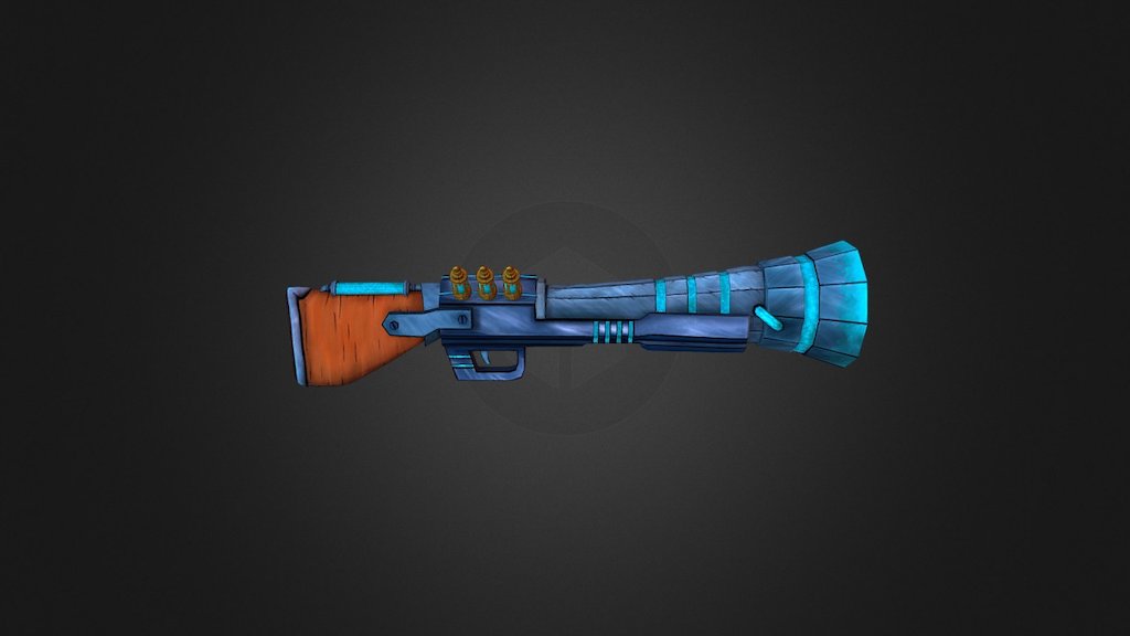 Weapon Rotative - 3D model by carlosrubio [fa1646e] - Sketchfab