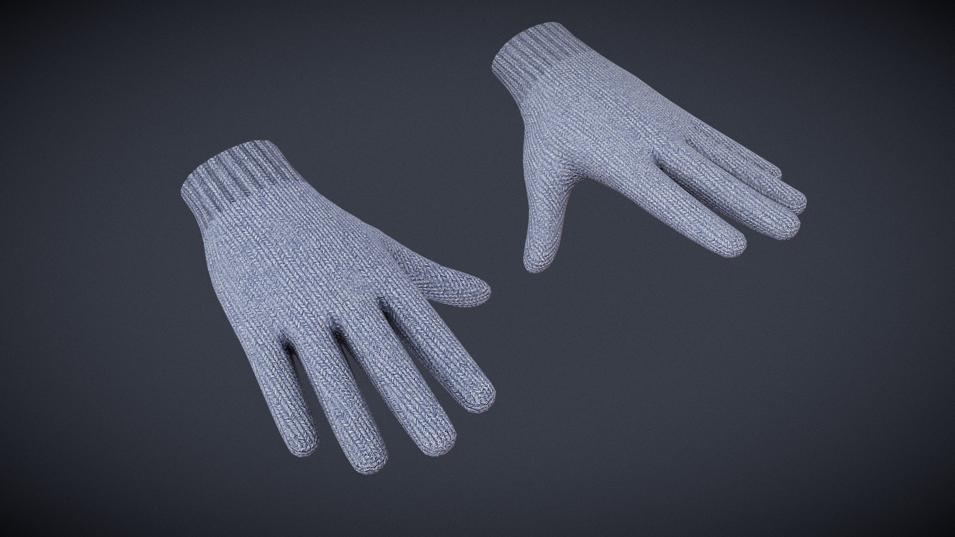 VR Game Ready | Winter Gloves / Hands - Buy Royalty Free 3D model by ...
