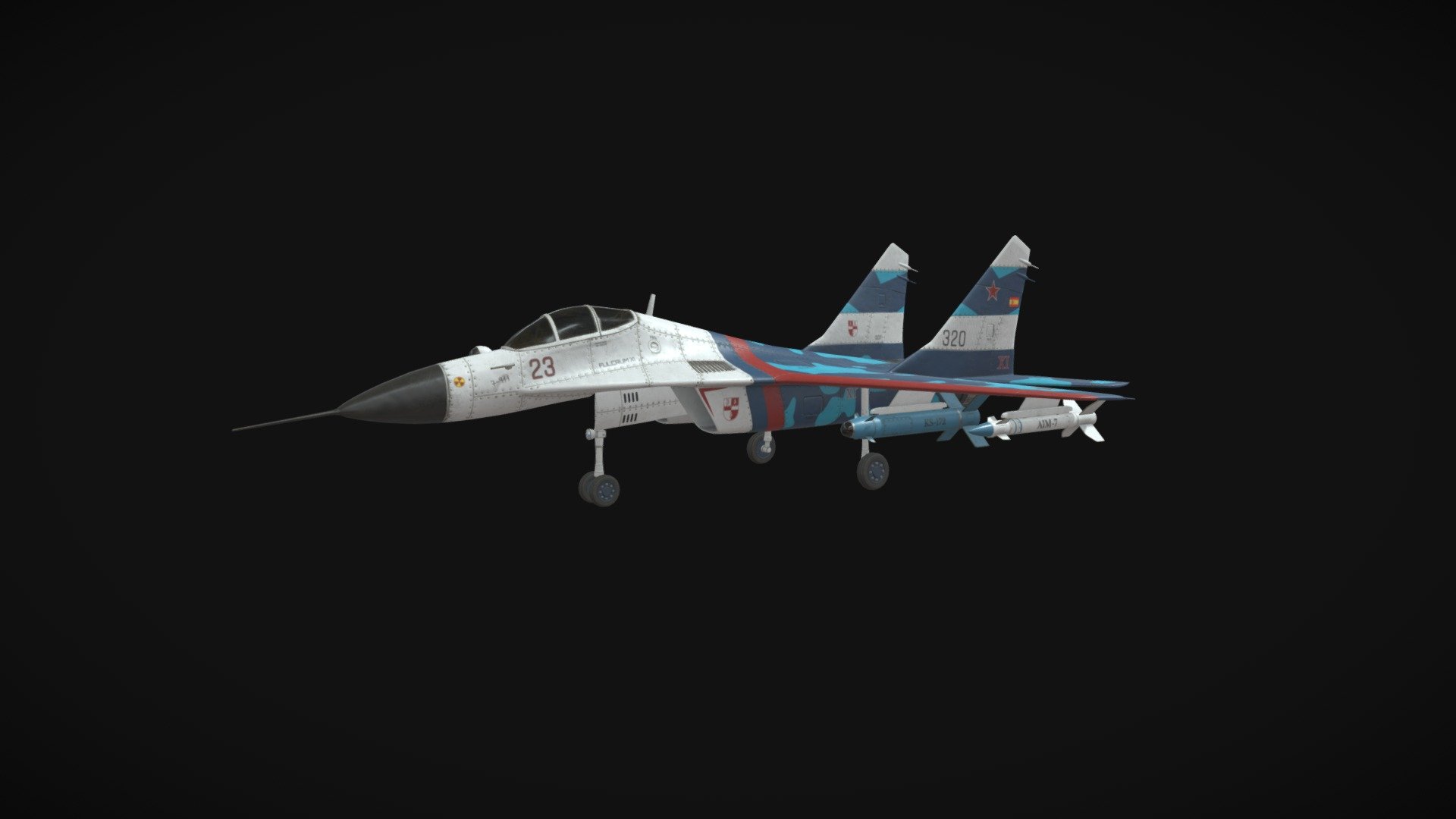 MIG-29 - 3D model by danigg198 [fa18c33] - Sketchfab