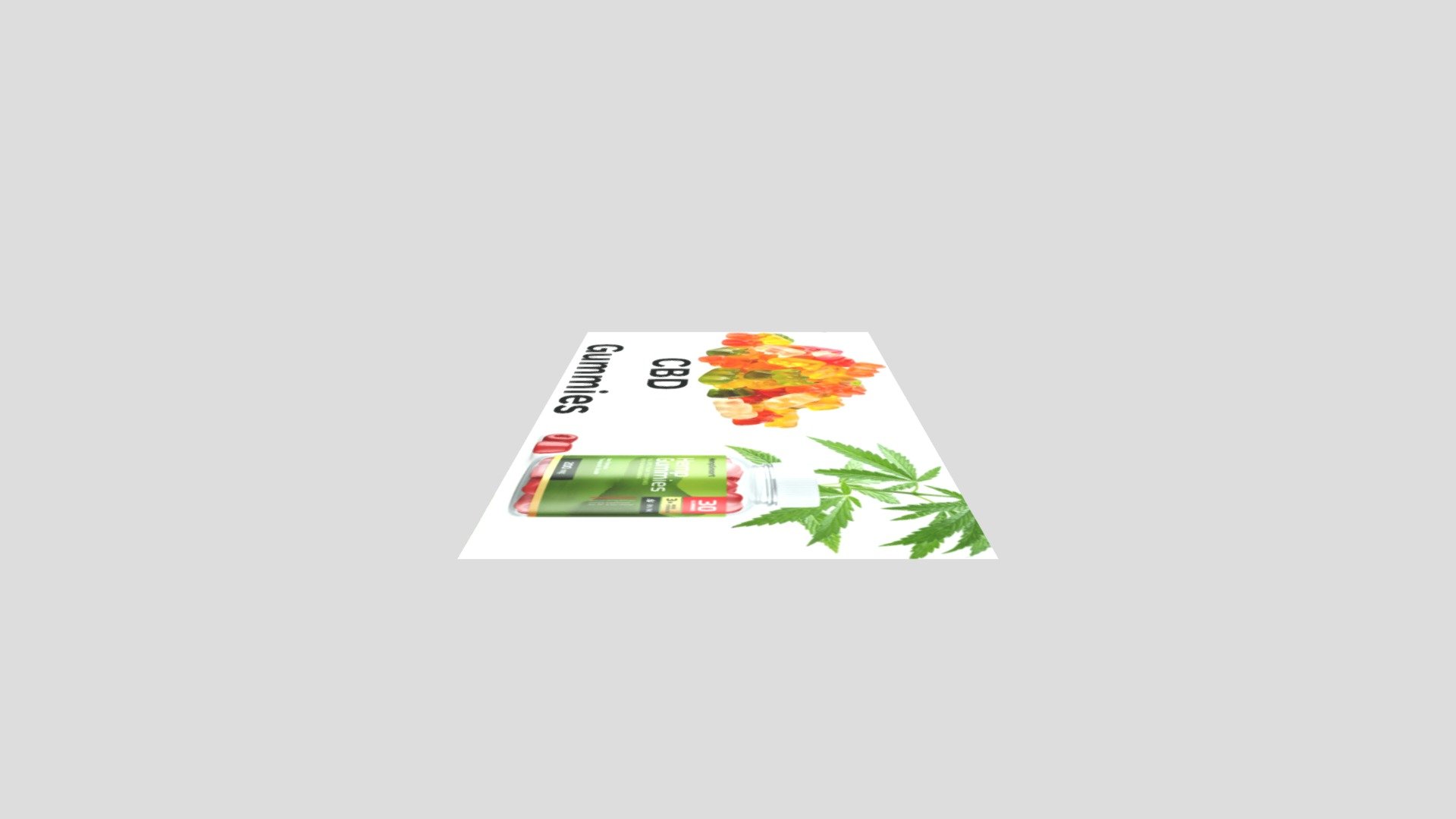 Essential Hemp CBD Gummies Reviews - 3D model by Essential Hemp CBD ...