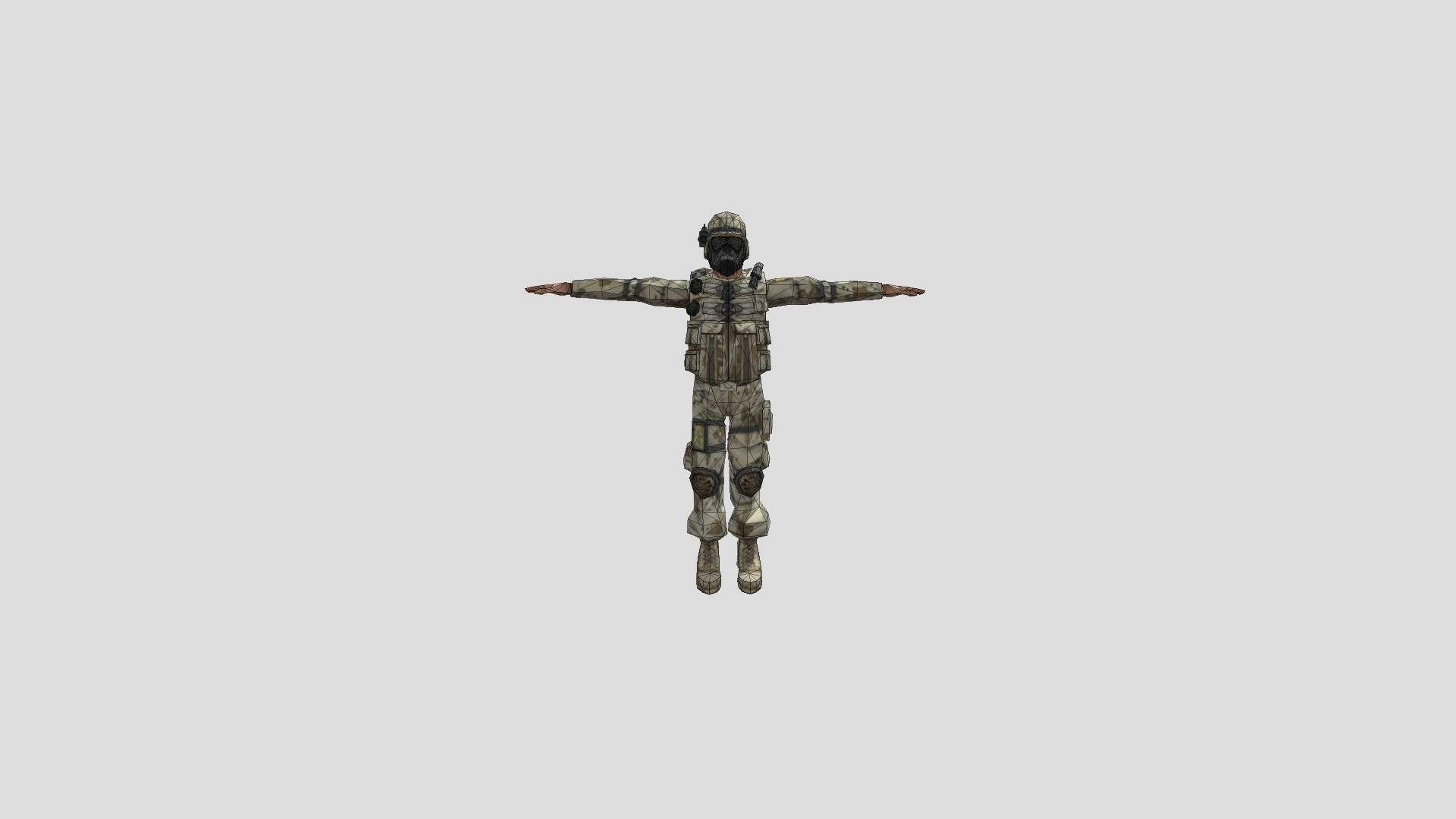 rigged-low-poly-soldier-v4 - 3D model by 630314819 [fa19f2d] - Sketchfab