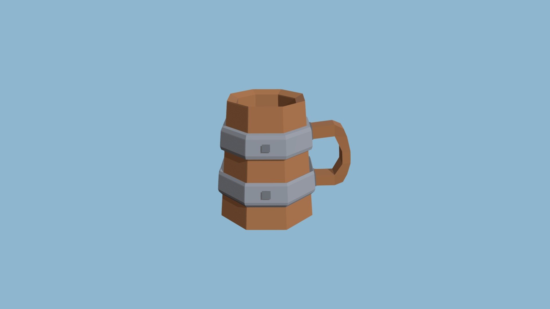 Medieval Mug Low Poly - Download Free 3D model by Andrey.V [fa1a7ed ...