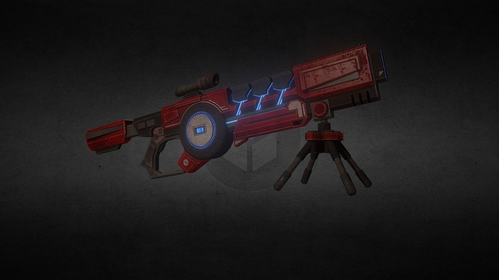 Sonic Rifle - 3D model by Vince Dulay (@vincent.dulay) [fa1ac25 ...