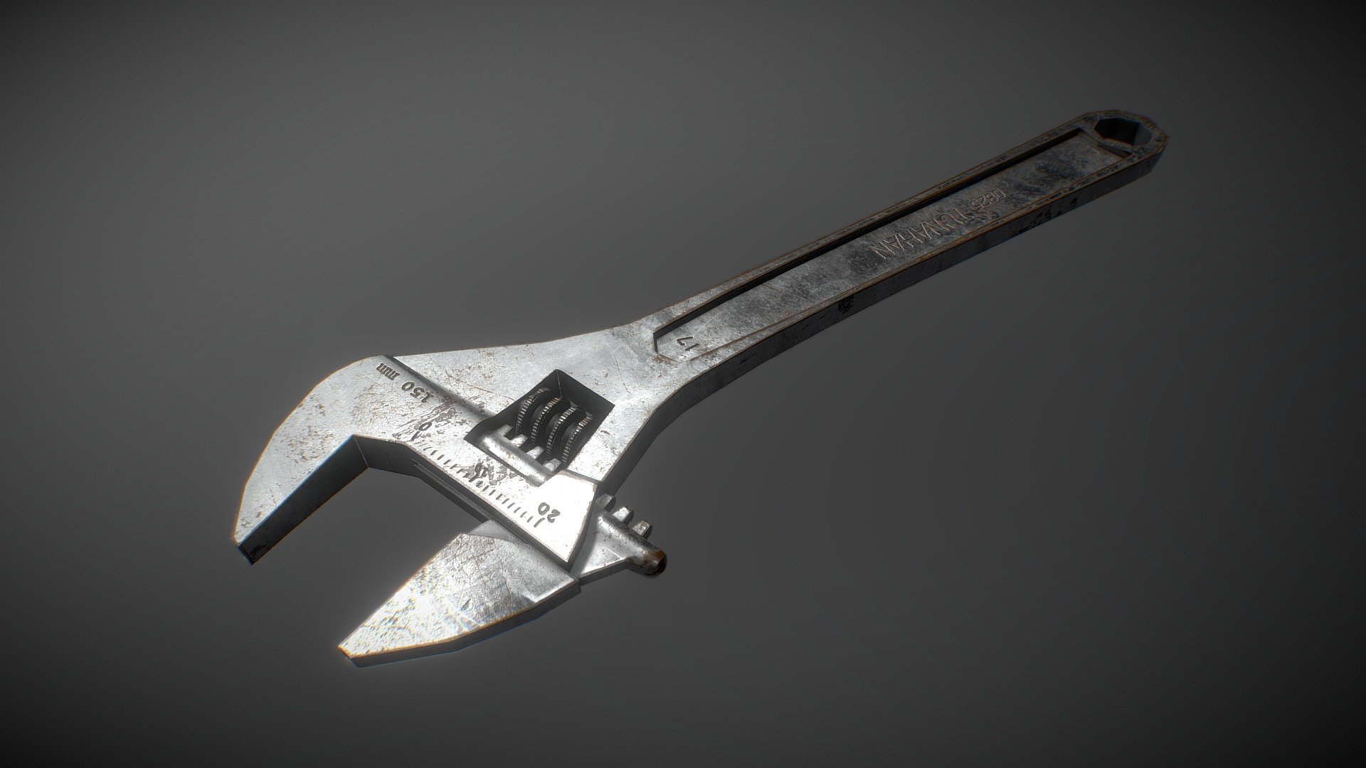 Wrench Low Poly - 3D model by arc98tect [fa1afa1] - Sketchfab