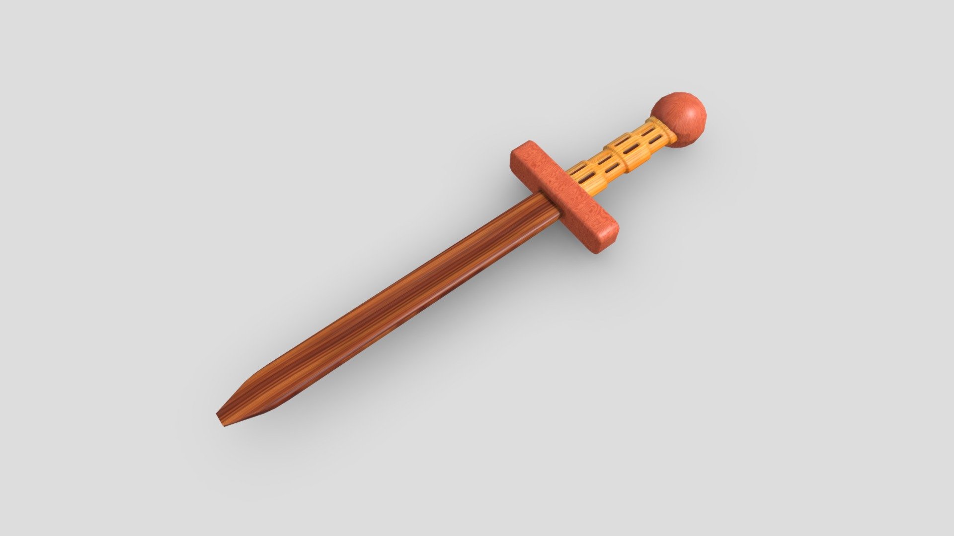 Wooden Sword - 3D model by s4101141 [fa1b5e7] - Sketchfab
