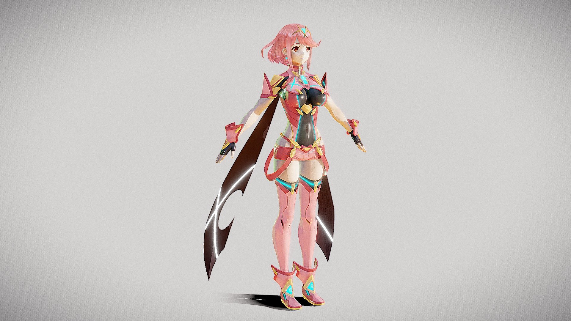 Pyra - Download Free 3D model by 雨宮レン (@oscar3dmodel) [fa1bc69] - Sketchfab