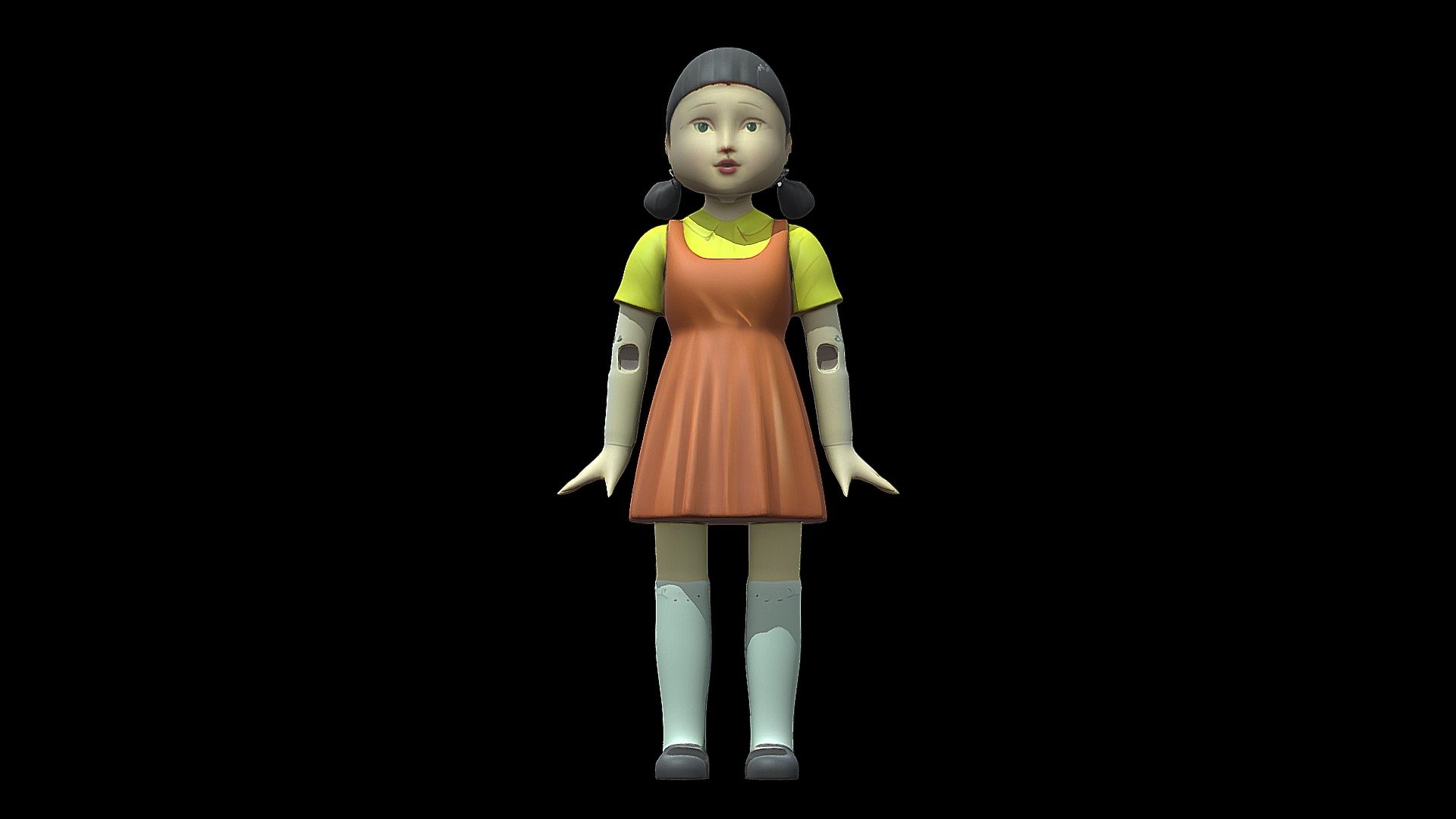 Squid Game Doll https://ko-fi.com/s/f1823b8c3d - 3D model by yugengen ...