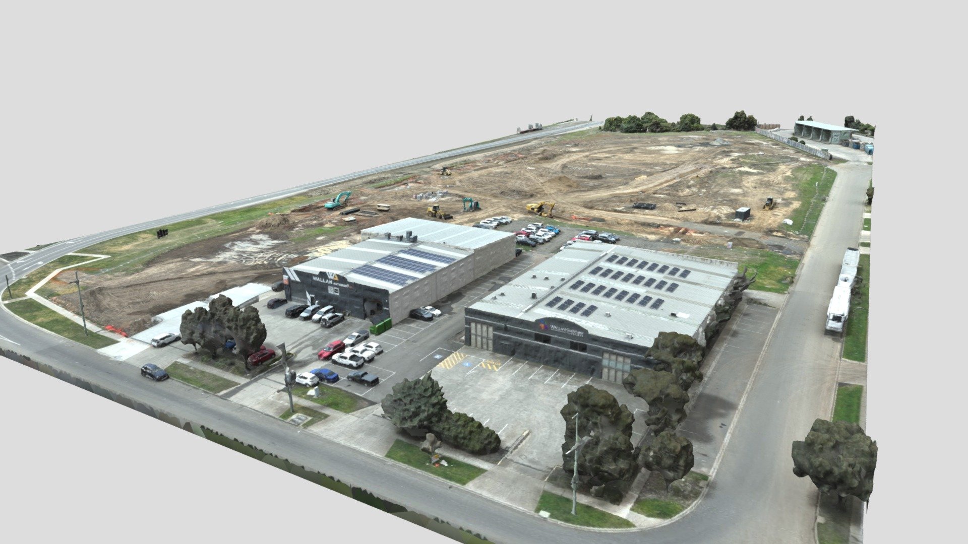 A 3D view of a large construction site - 3D model by Dave Hewison ...