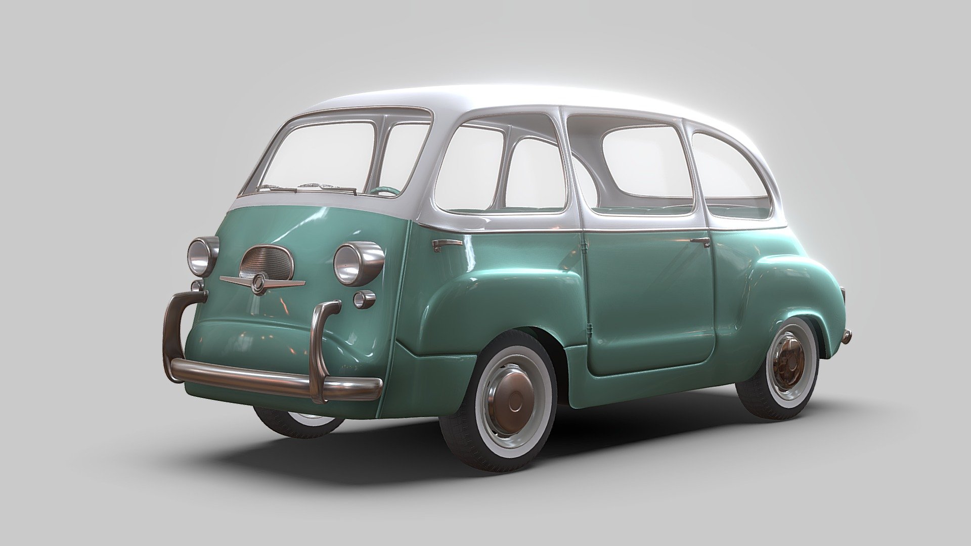 Fiat Multipla 1956 - Download Free 3D model by Kryox Shade (@kryoxshade ...