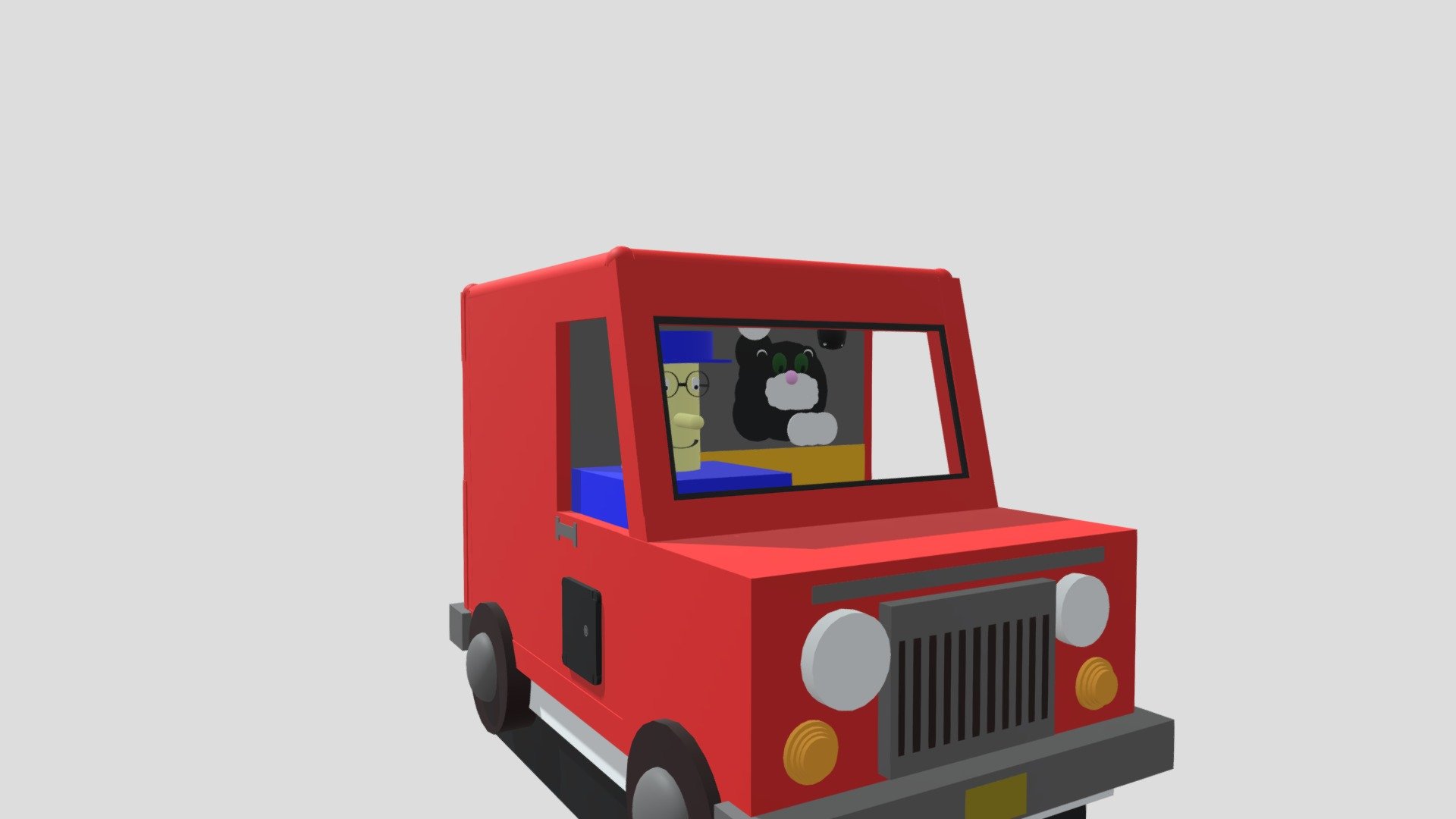 OMC postman pat kiddie ride - Download Free 3D model by Postman George ...