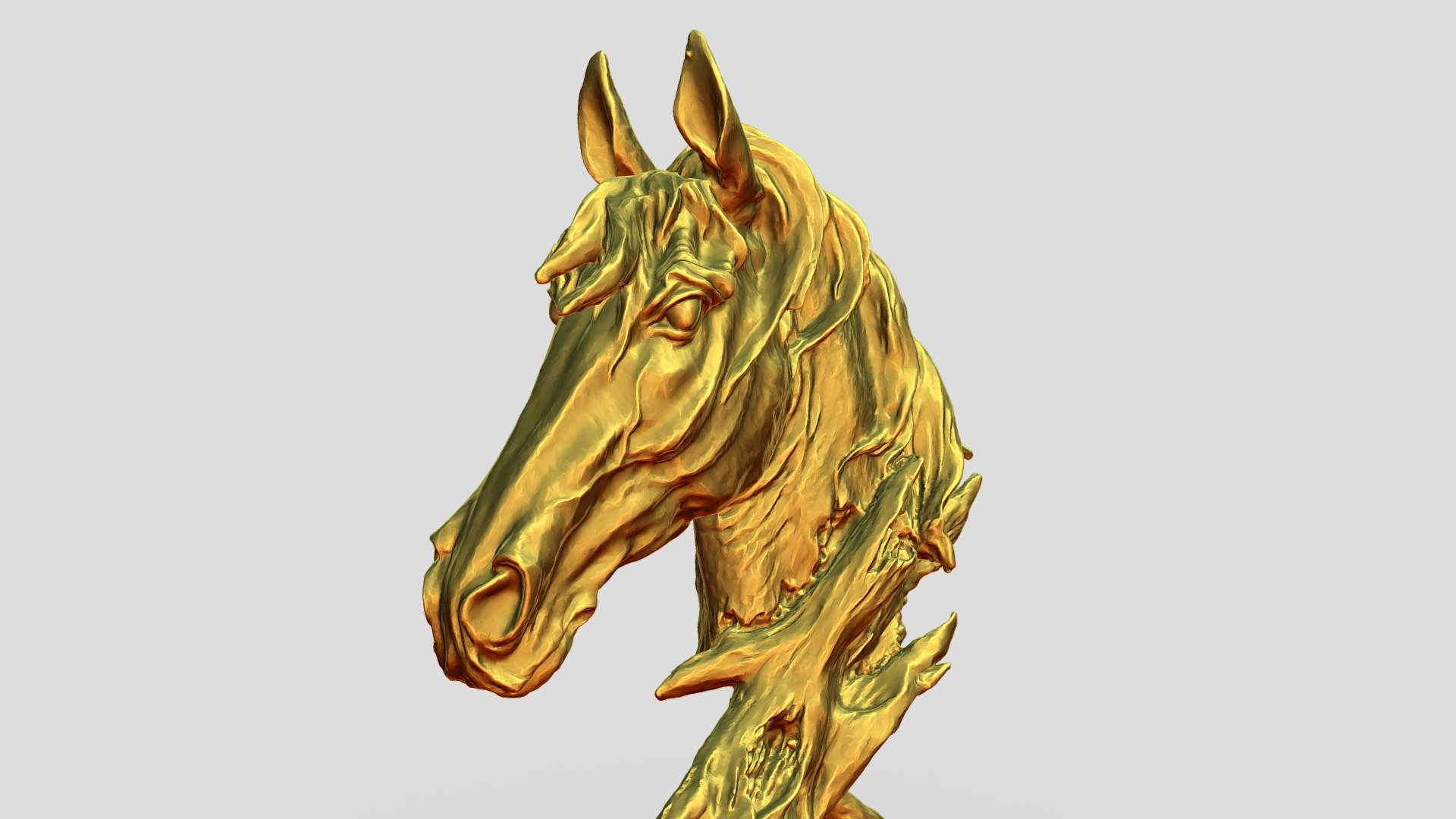 Horse Sculpture - Download Free 3D model by Diana Liu (@Diana123456 ...