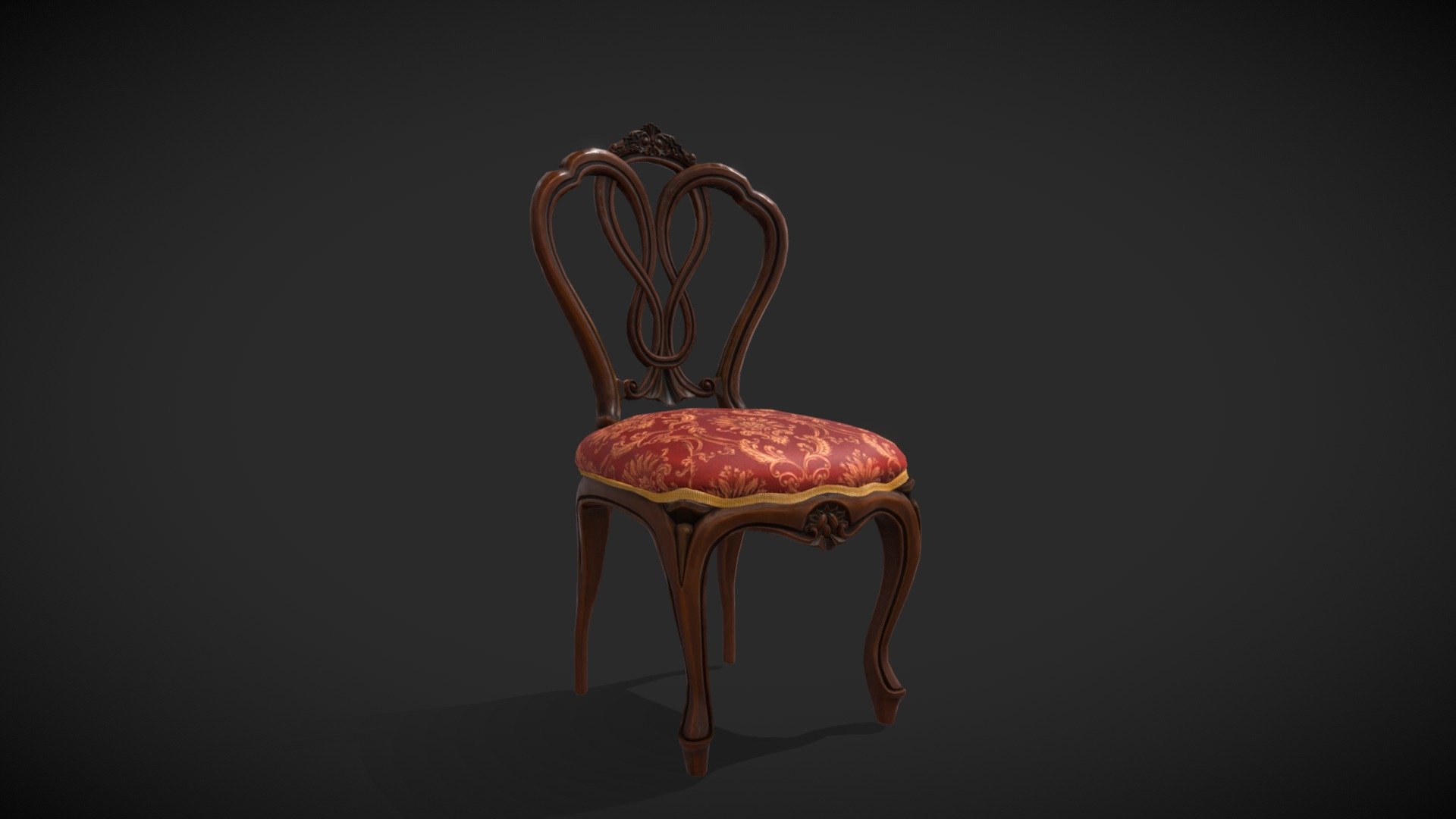 Victorian chair - 3D model by Katerina (@KateN066) [fa26cd8] - Sketchfab