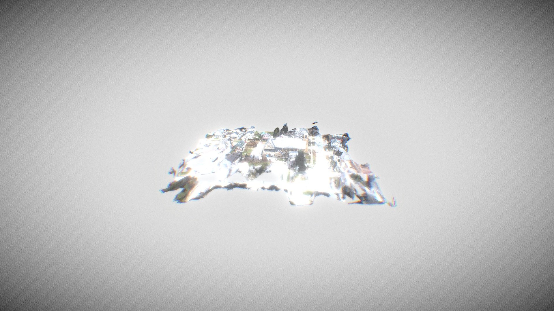 Drone Shot of Church Point Cloud Photogrammetry - Download Free 3D ...