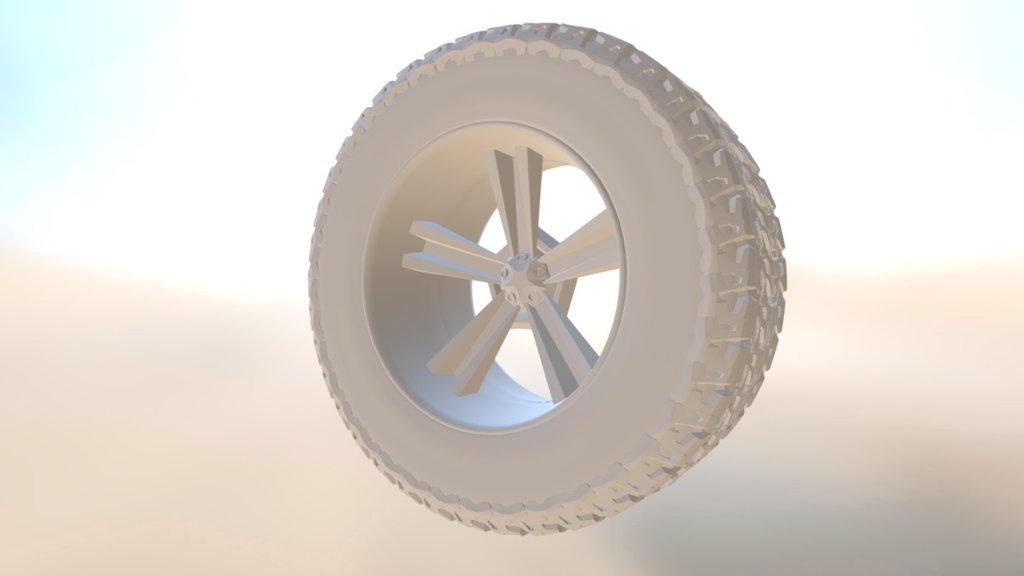 Mesh-modeling Fundamentals Exercise02 Tire2 - 3D model by teason ...