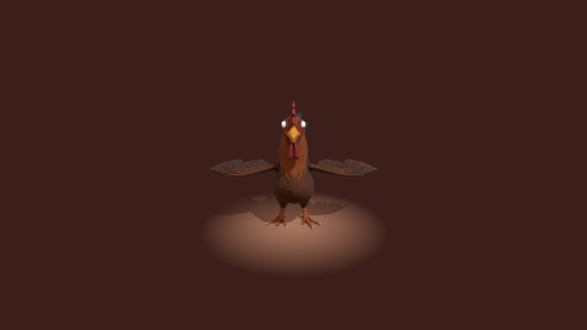 Rooster - 3D model by Vincent Magnat (@VincentMagnat) [fa29739] - Sketchfab