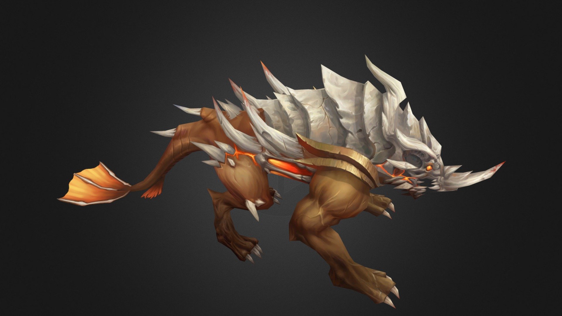 monster-hybrid wolf - 3D model by lydiaqx [fa2975e] - Sketchfab