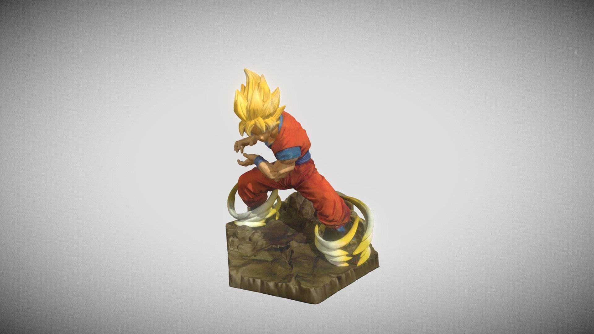 Goku - Download Free 3D model by CAPTAAINRO [fa2a3d9] - Sketchfab