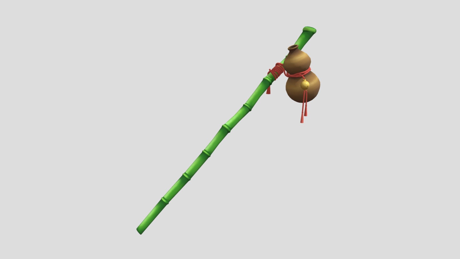 Bamboo Staff - 3D model by benjaminy995 [fa2a589] - Sketchfab