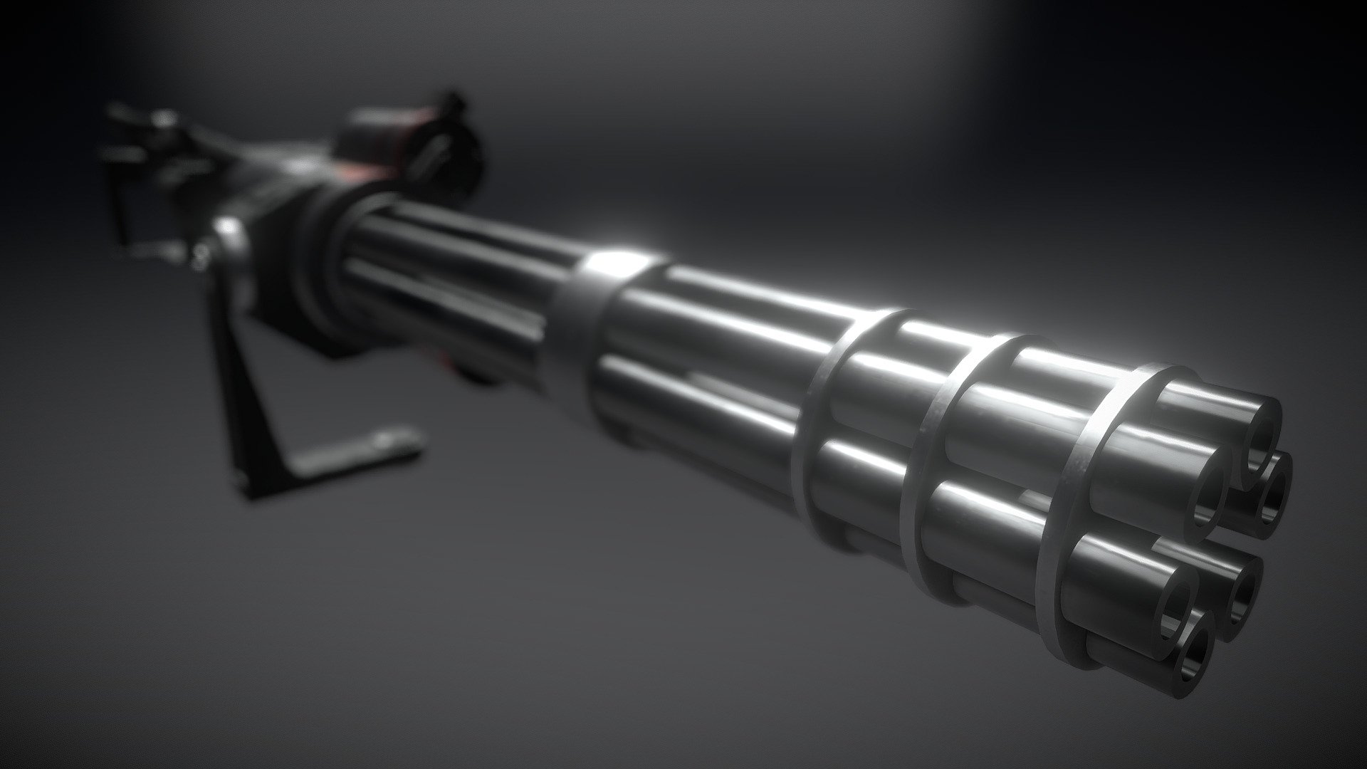 Minigun - Download Free 3D model by QumoDone [fa2abb4] - Sketchfab
