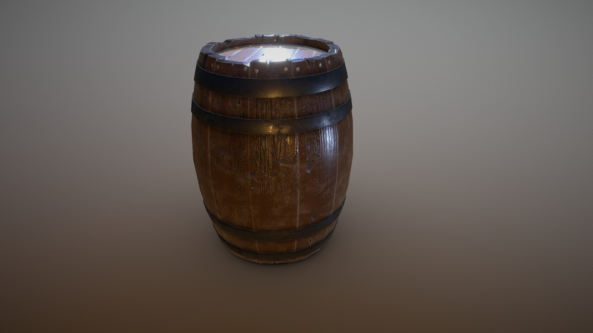 Wine Barrel - 3D model by Gabriel_Barbier [fa2b55d] - Sketchfab