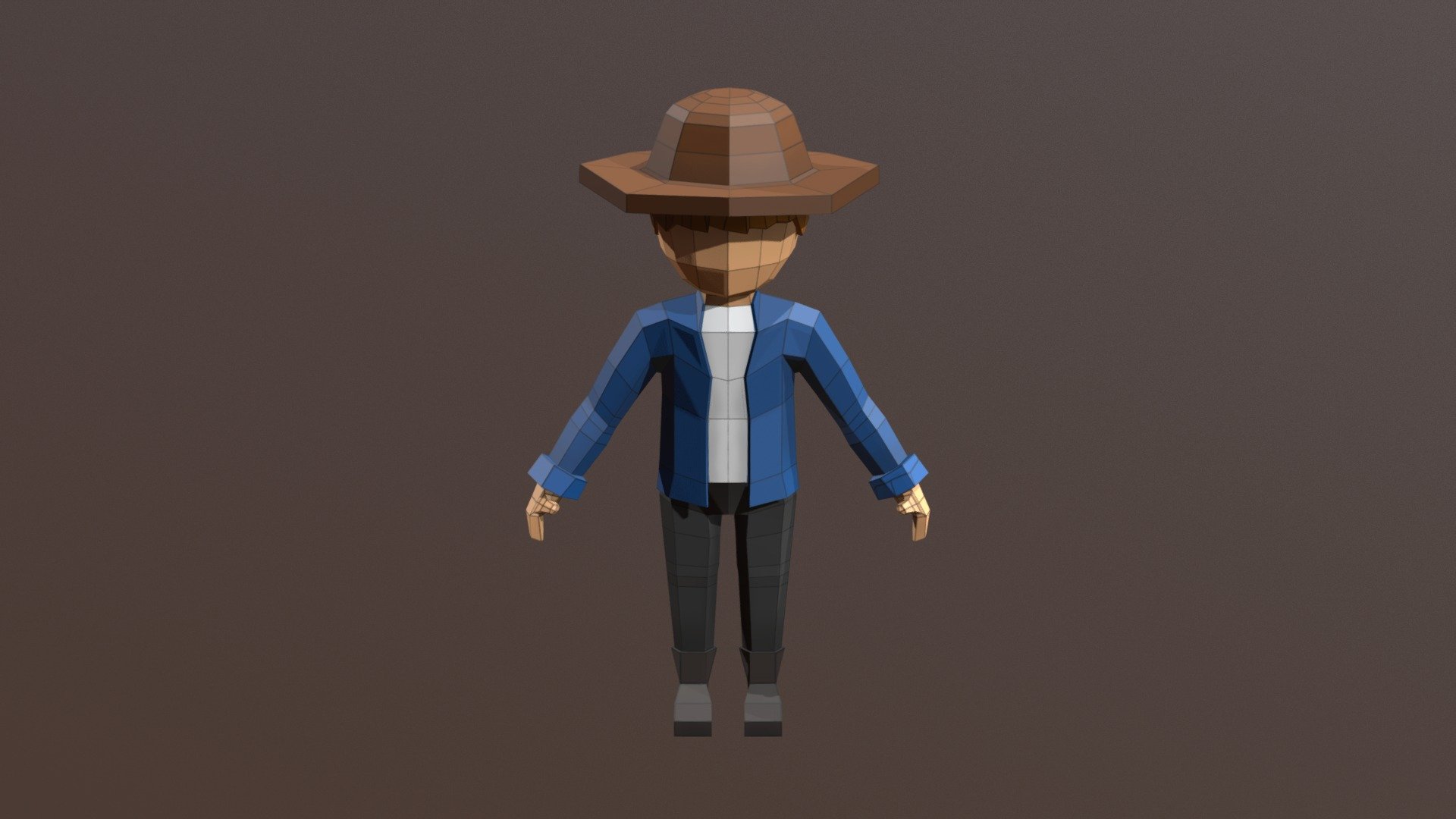 Character Modeling(practice) - 3D model by 017_Ching [fa2baa3] - Sketchfab