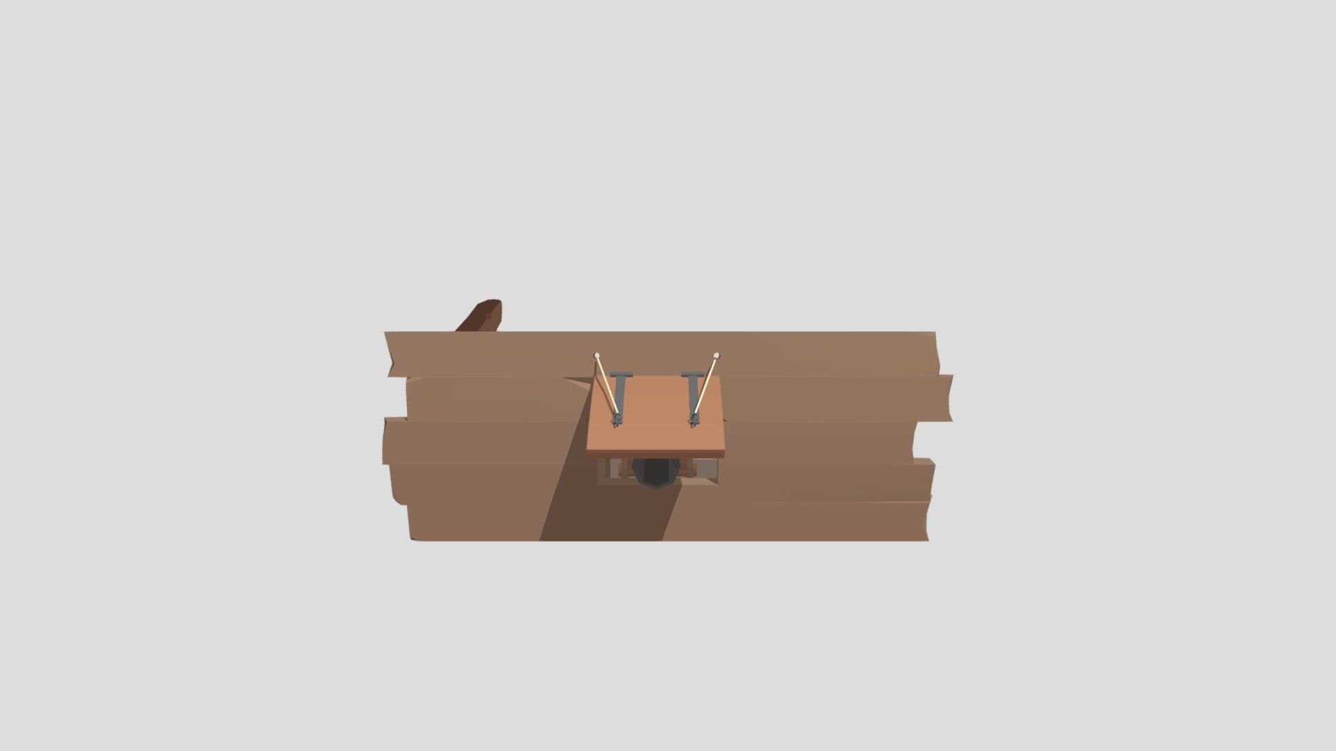 Skeleton Cannon animation (low poly) - 3D model by StevenAnimations ...
