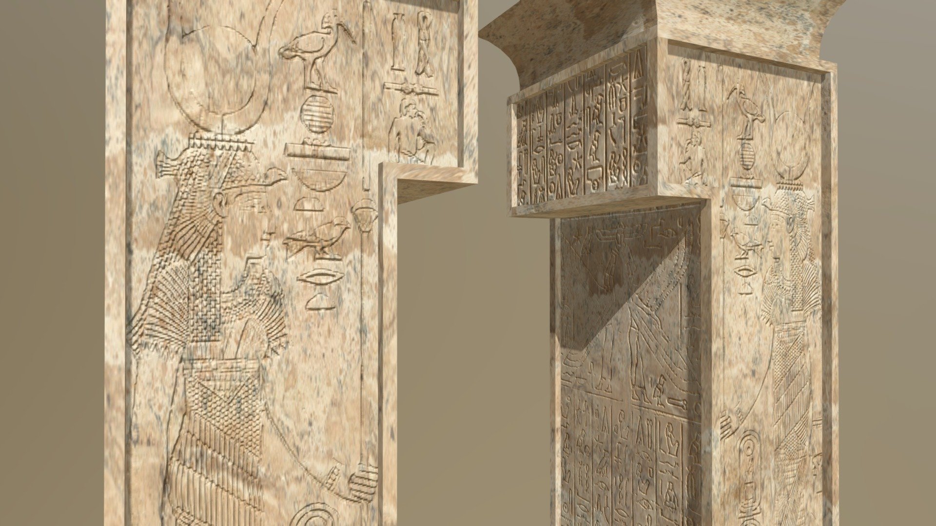 Temple Gate Final - 3D model by hagaghamed [fa2ce15] - Sketchfab