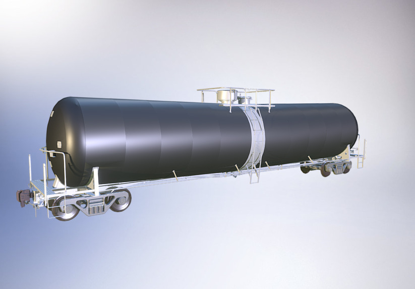DOT117J-30900 Tank Car - 3D model by springerstudios [fa2d358] - Sketchfab