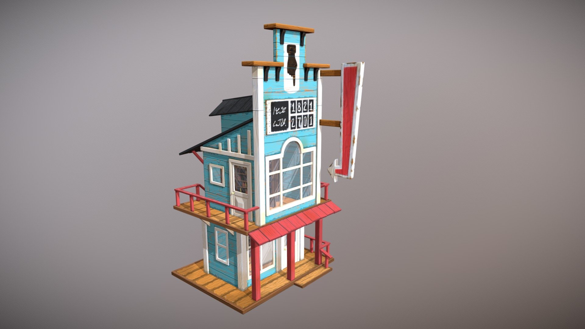 Bookmaker - 3D model by 2randin [fa2d917] - Sketchfab