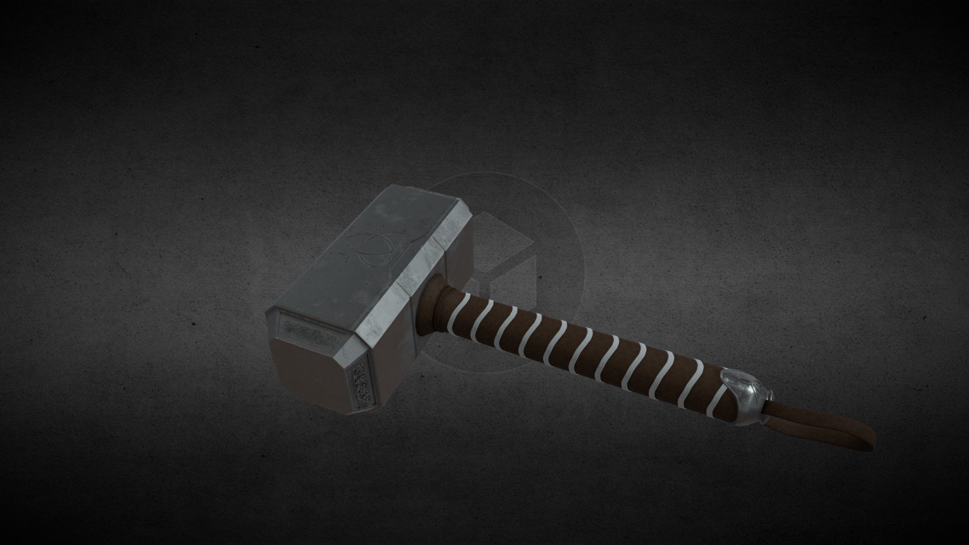 Thor Hammer - 3D model by kumbharvinod5 [fa2e838] - Sketchfab